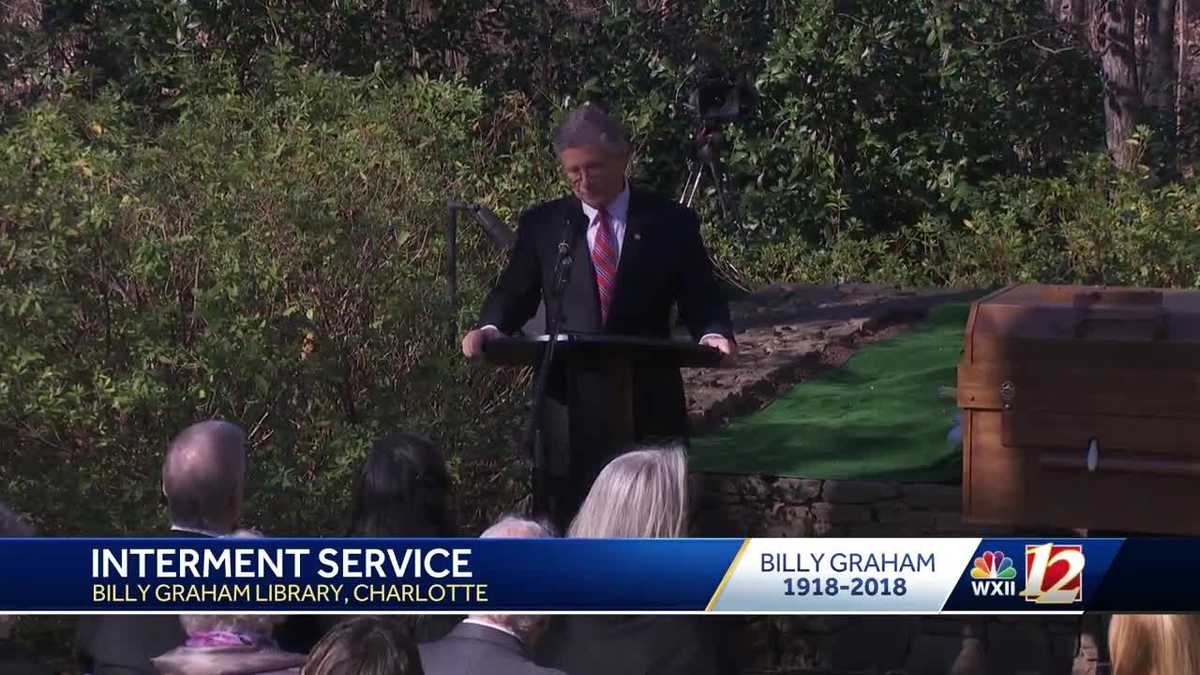 Rev. Billy Graham buried next to his wife, Ruth