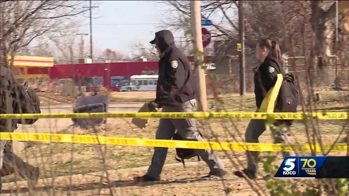 How did authorities connect 2 murder scenes across Oklahoma?