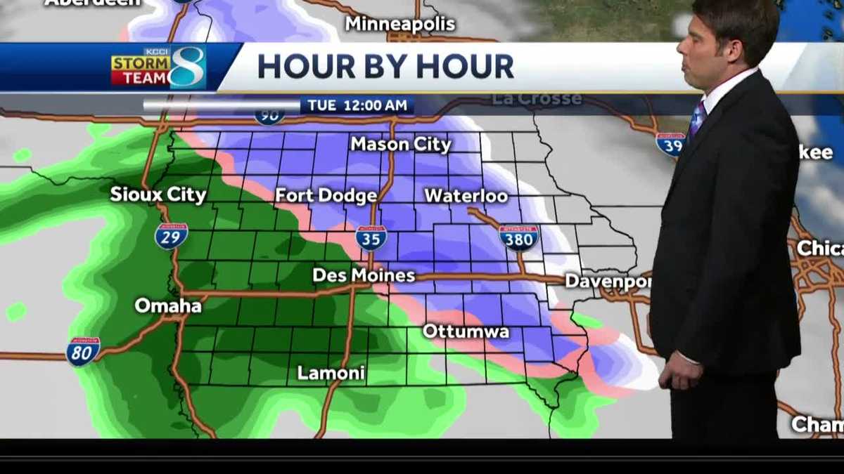 Chances for rain, snow mix heading into this week