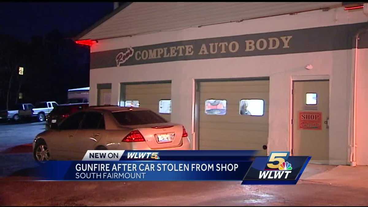 Gunfire erupts during car theft at business Gunfire erupts during car theft at business