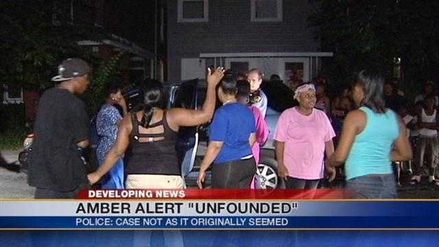 Police: Amber Alert incident not as first believed