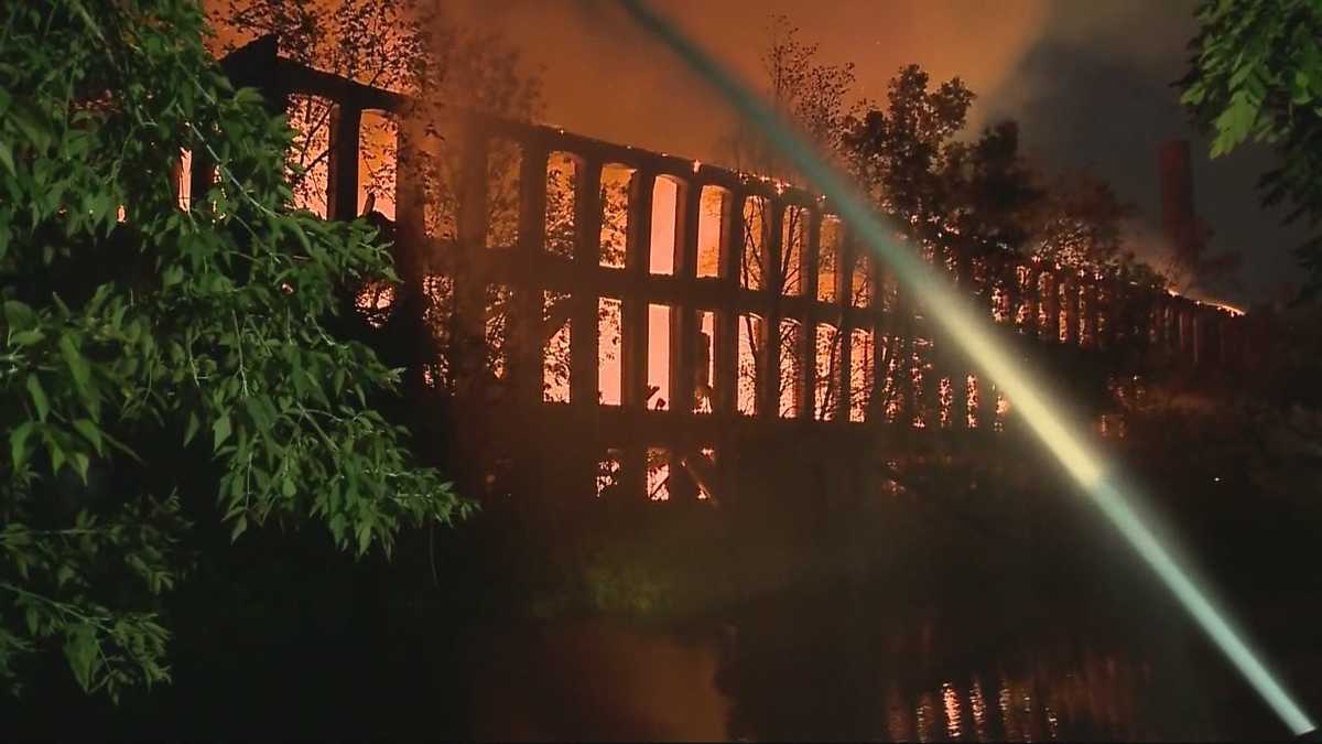 Firefighters still on scene of massive mill fire