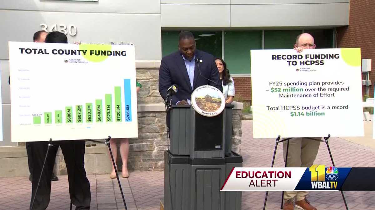 Howard County leaders reveal proposed budget for 2024