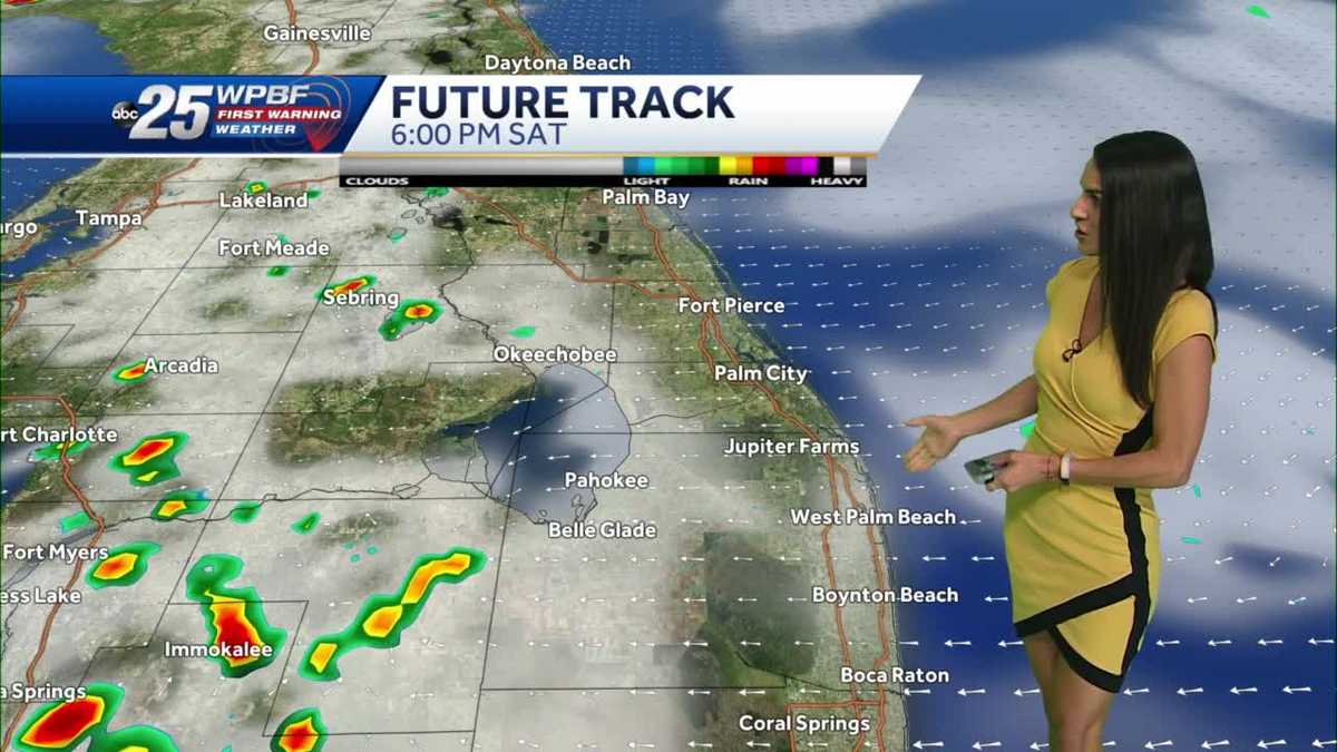 Saturday showers, Easter Weekend