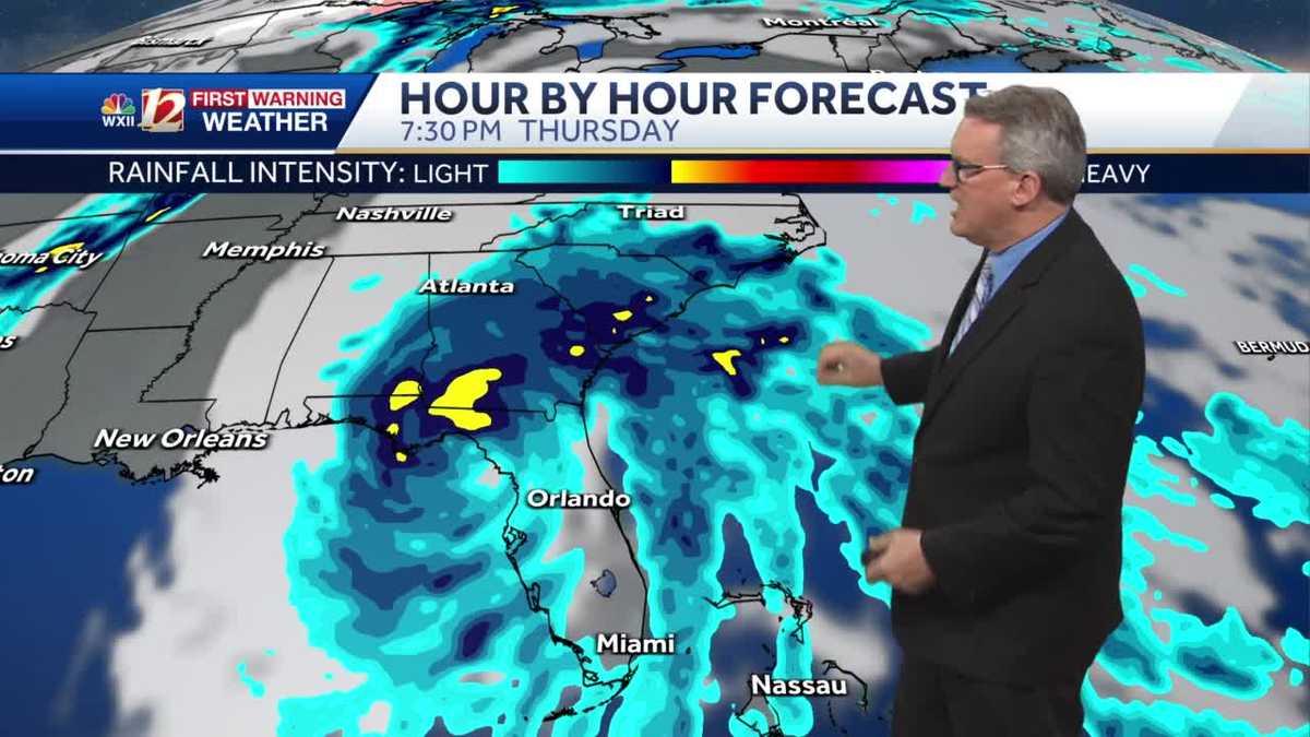 WATCH: Nicole brings rain, storms Thursday-Friday WATCH: Nicole brings rain, storms Thursday-Friday
