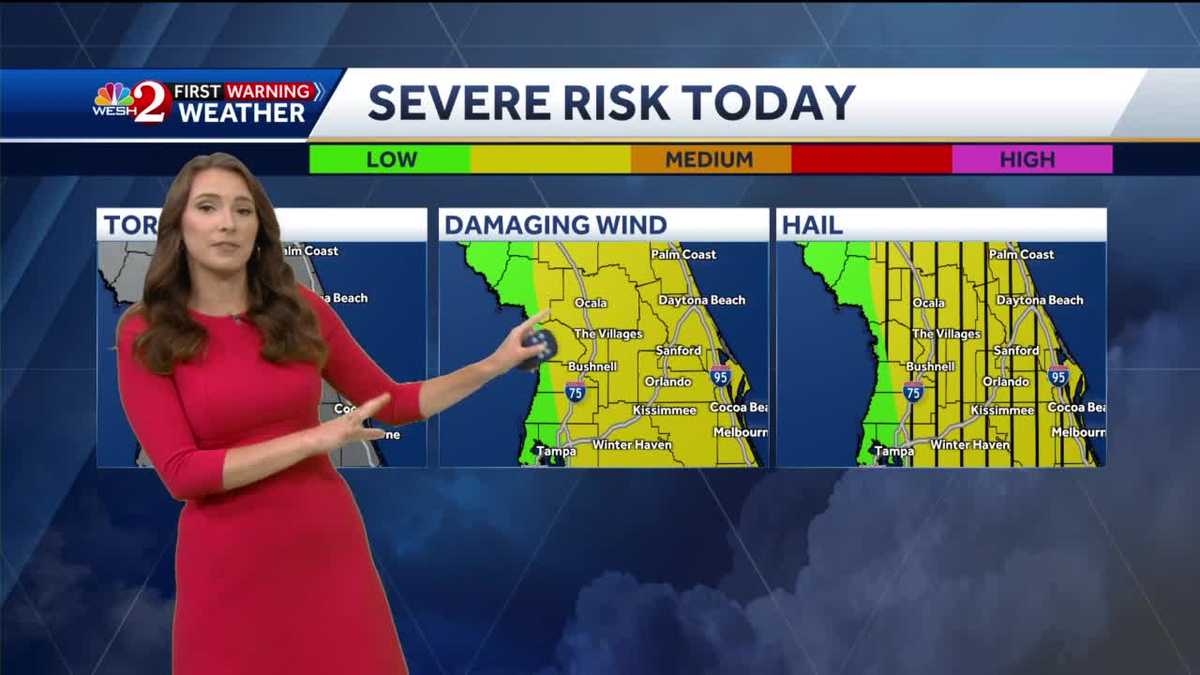 First Warning Weather Day: Scattered severe storms expected to pop up ...