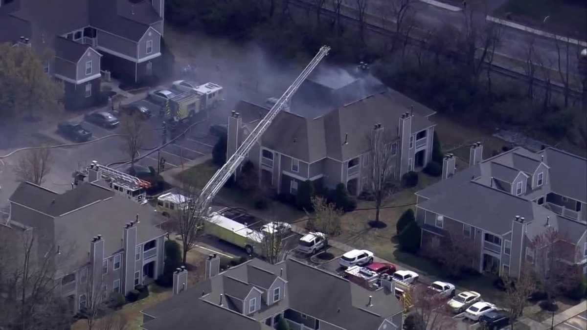 WATCH: Apartment fire on Big Tree Way
