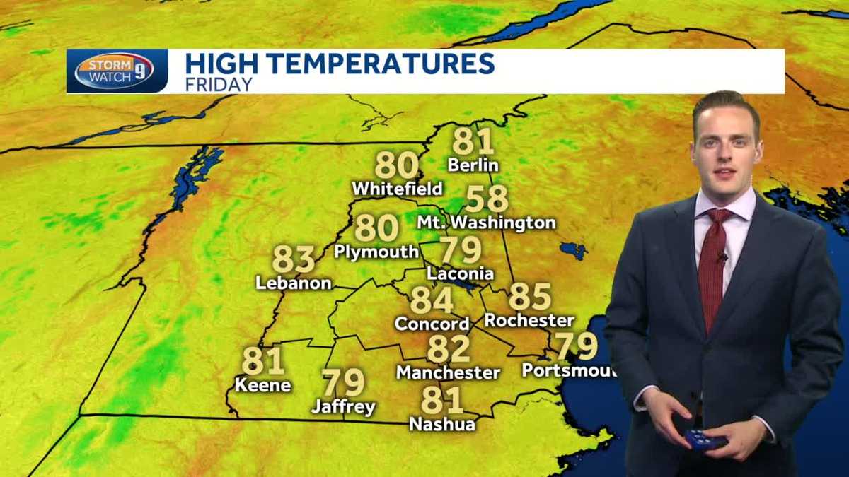 Watch: Brighter weekend with heat wave next week
