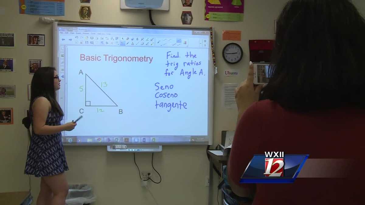 Triad students answer math questions on YouTube
