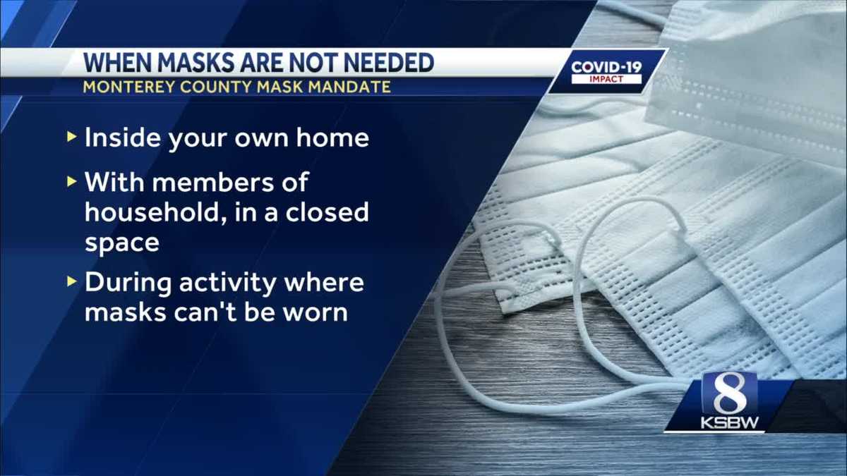 Monterey County mask ordinance now in effect, here are the rules
