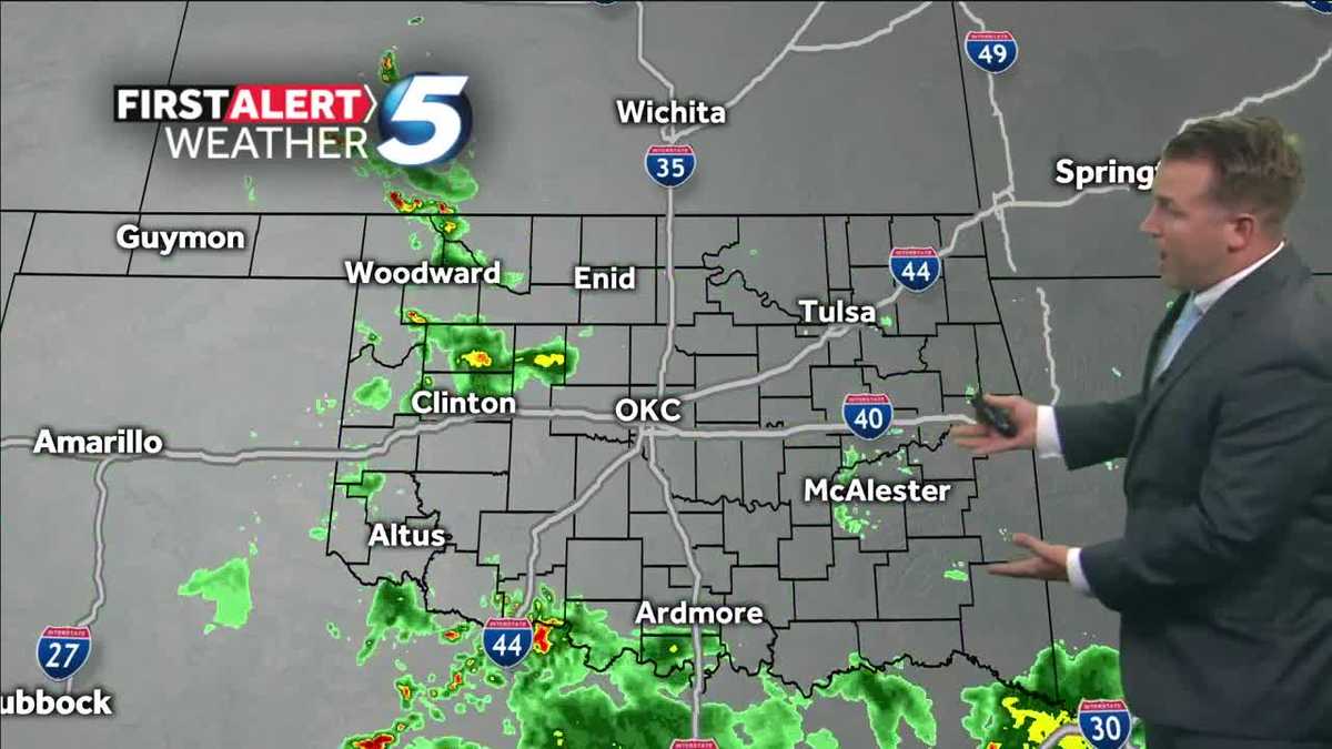 Forecast: T'storms possible; Updated Information