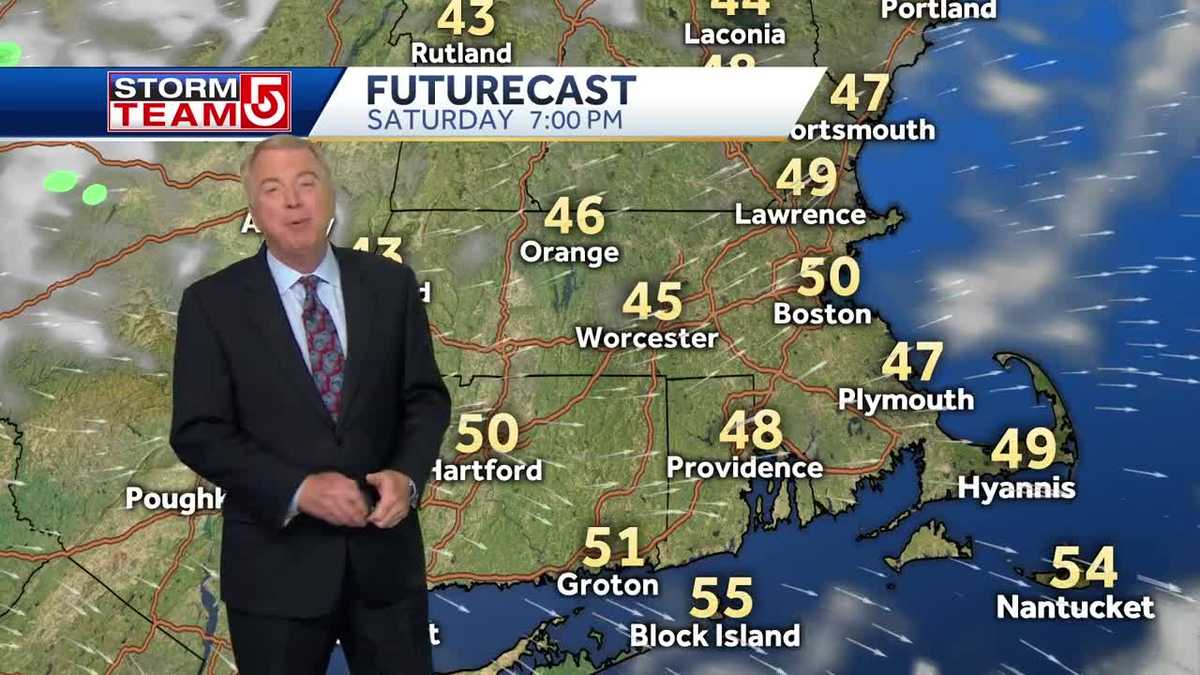 Video: Much colder, brisk fall weekend ahead