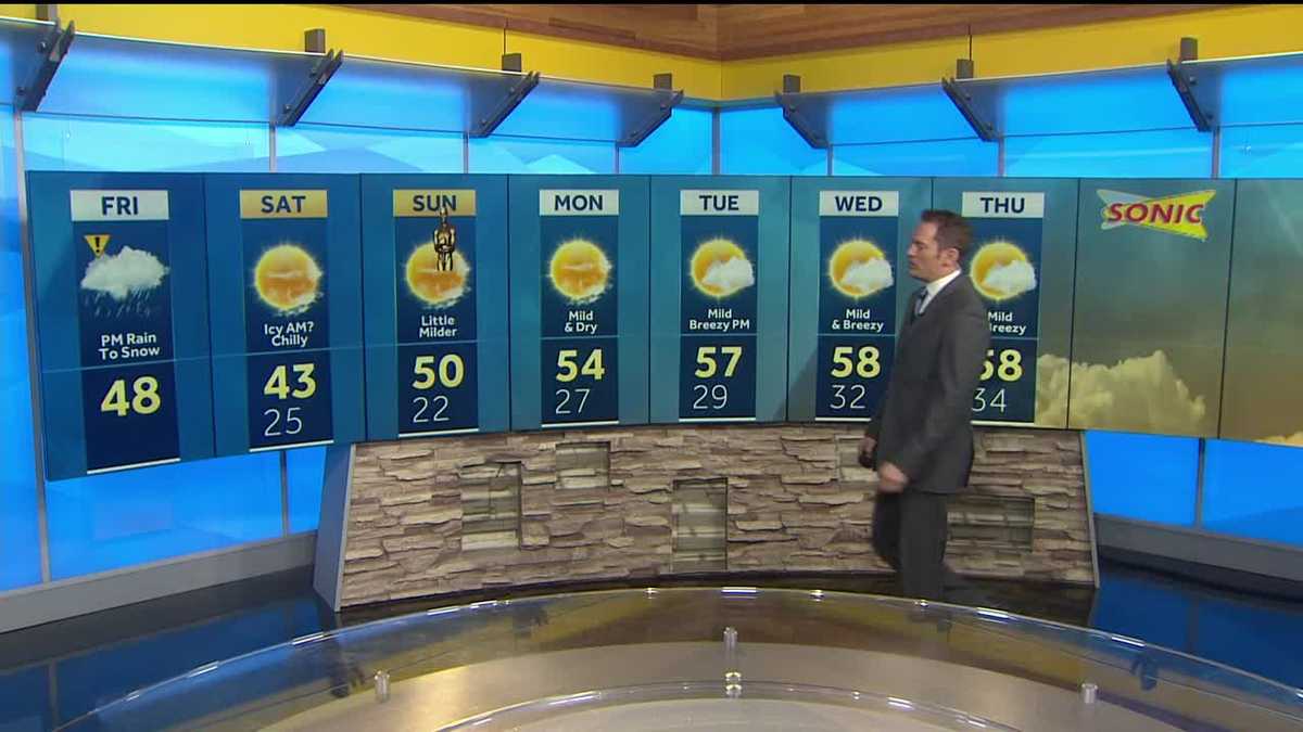 Winter storm rolling through today with rapidly changing weather ...