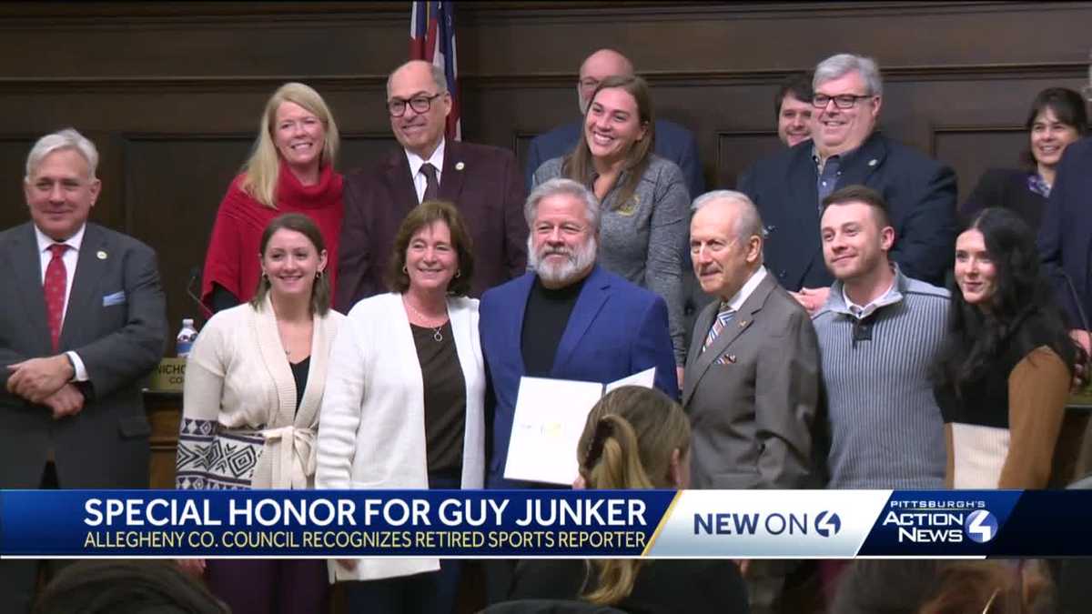 Guy Junker recognized by Allegheny County Council
