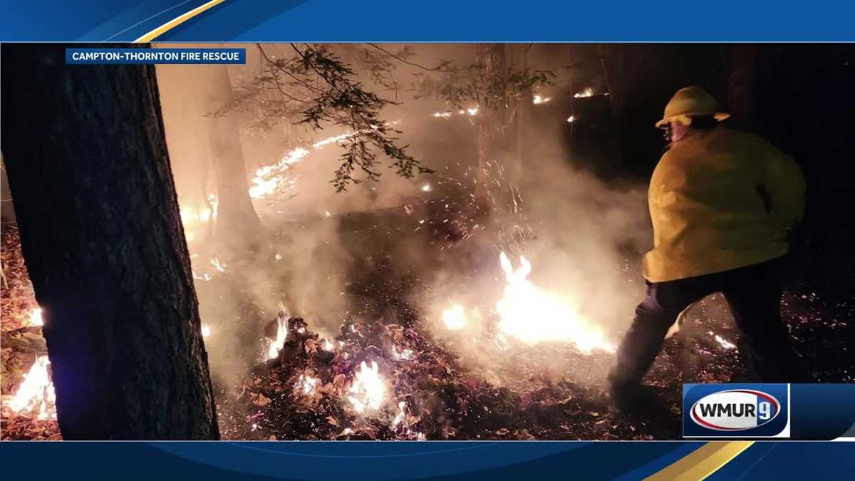 Brush fires in New Hampshire: Crews put out flames in many towns