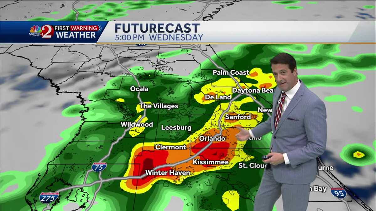 Much needed rain and a few storms arrive Wednesday!