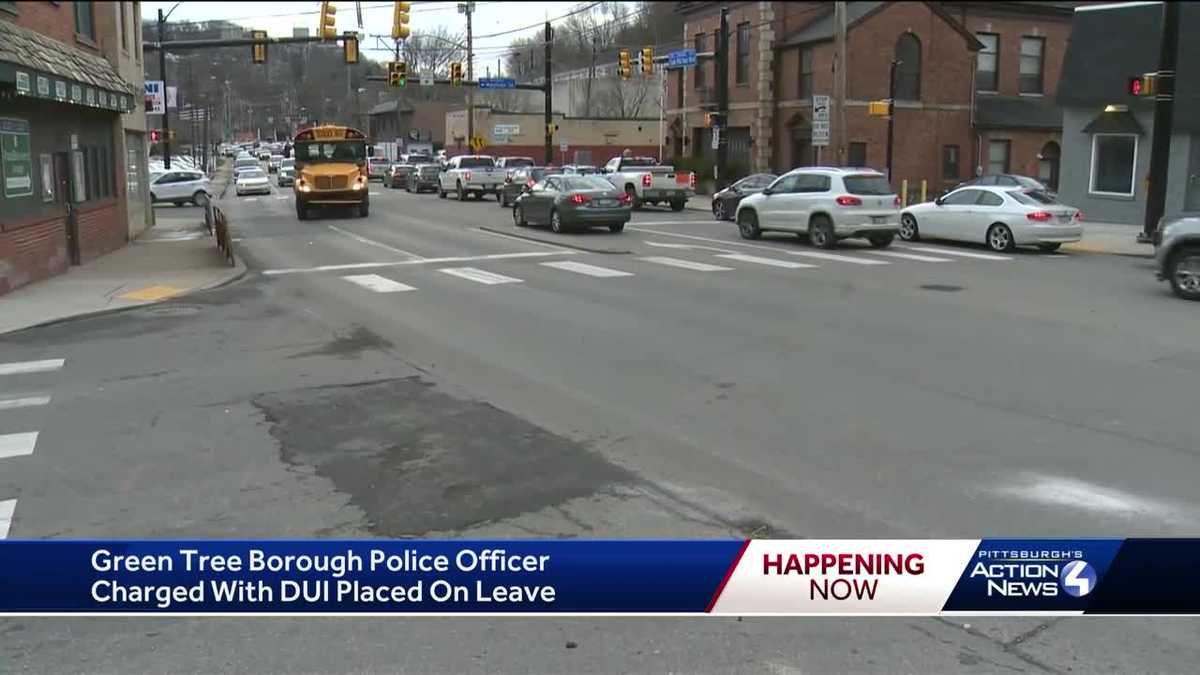 Green Tree Borough police officer charged with DUI, placed on leave
