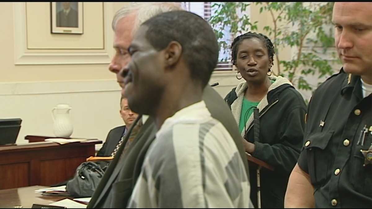 Convicted killer laughs as victim's sister addresses court at sentencing
