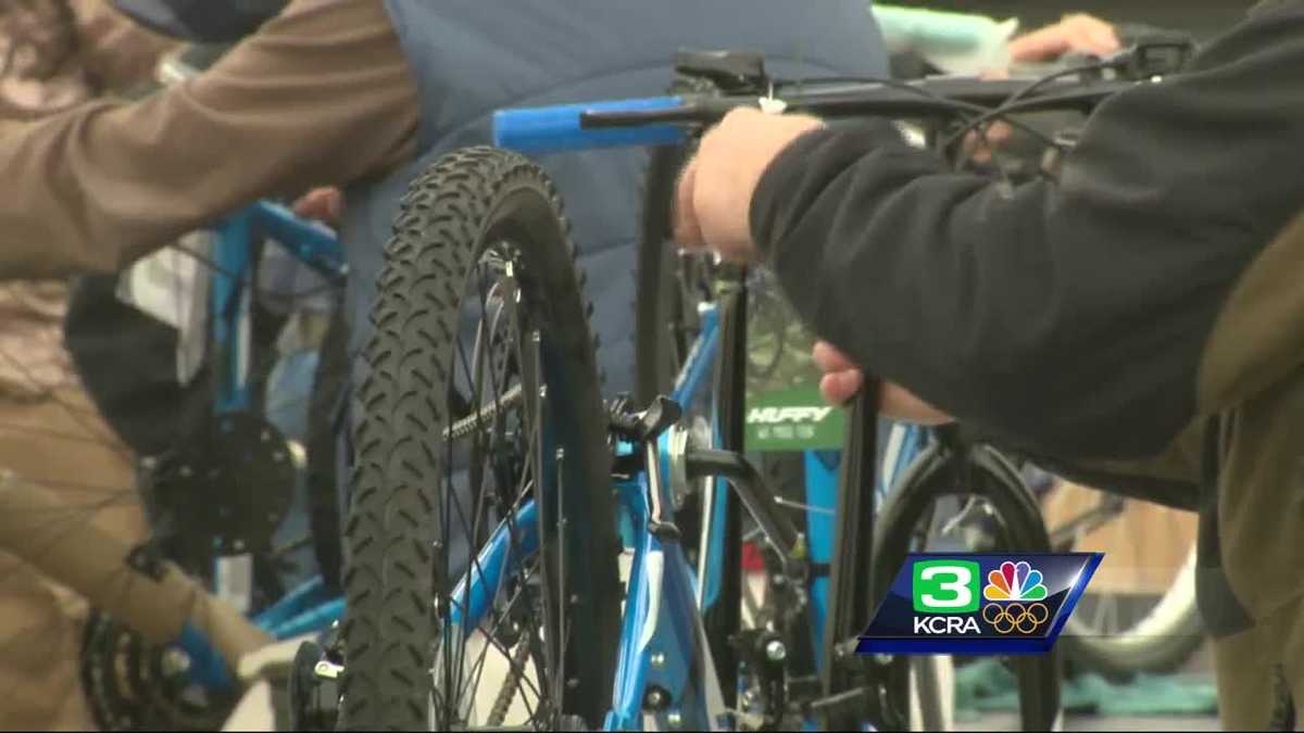 Volunteers assemble hundreds of bikes for annual CHiPs 4 Kids event