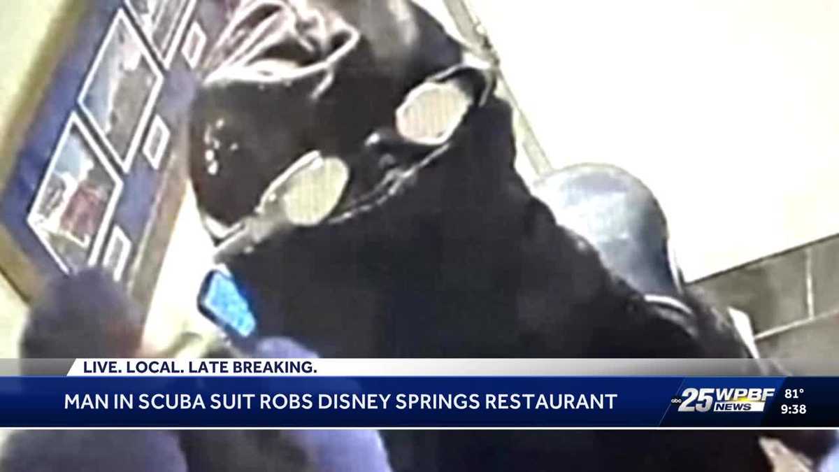 Scuba-suited man robs Disney Springs restaurant