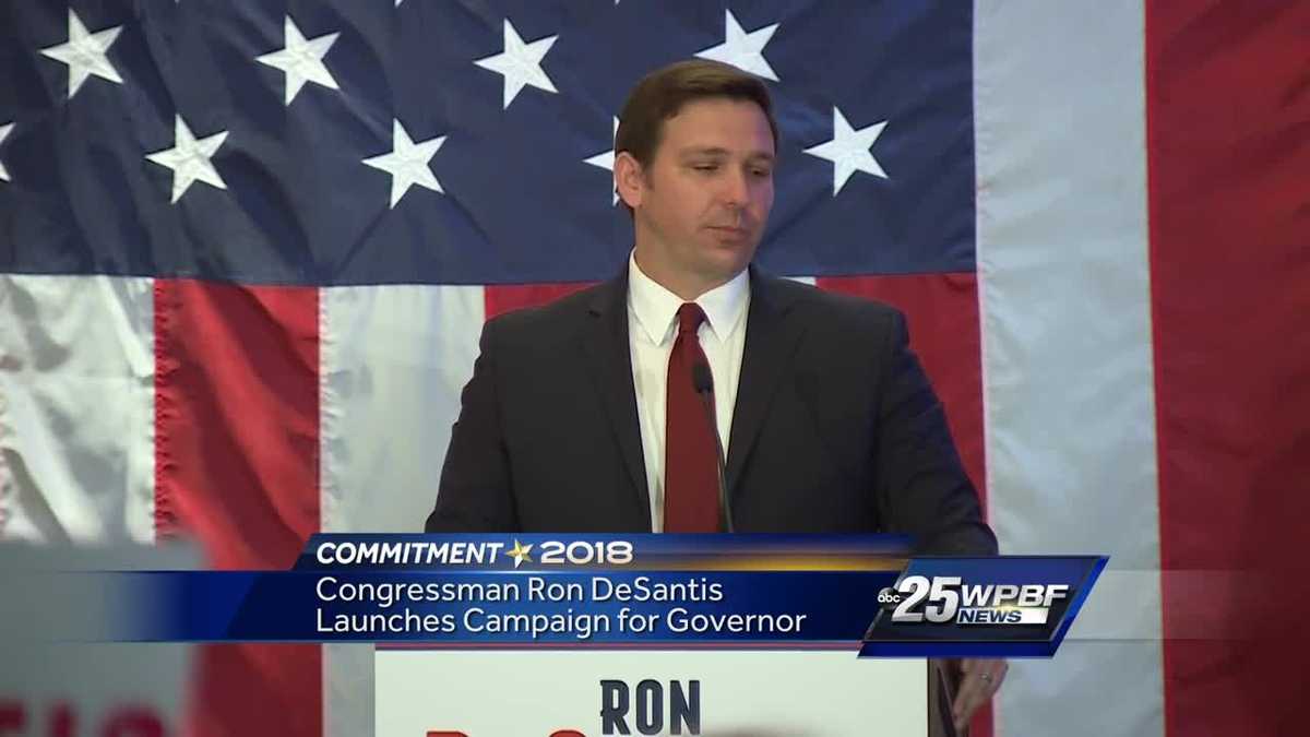 Congressman Ron DeSantis launches campaign for Governor