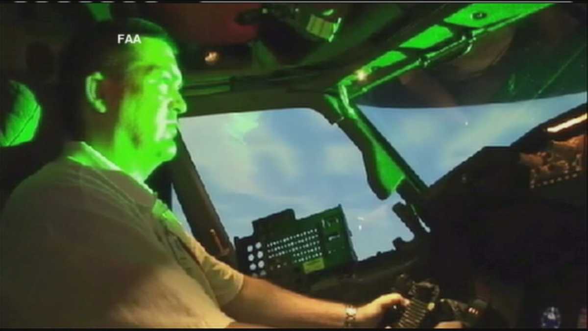 Pilot speaks about danger of shining lasers in cockpit