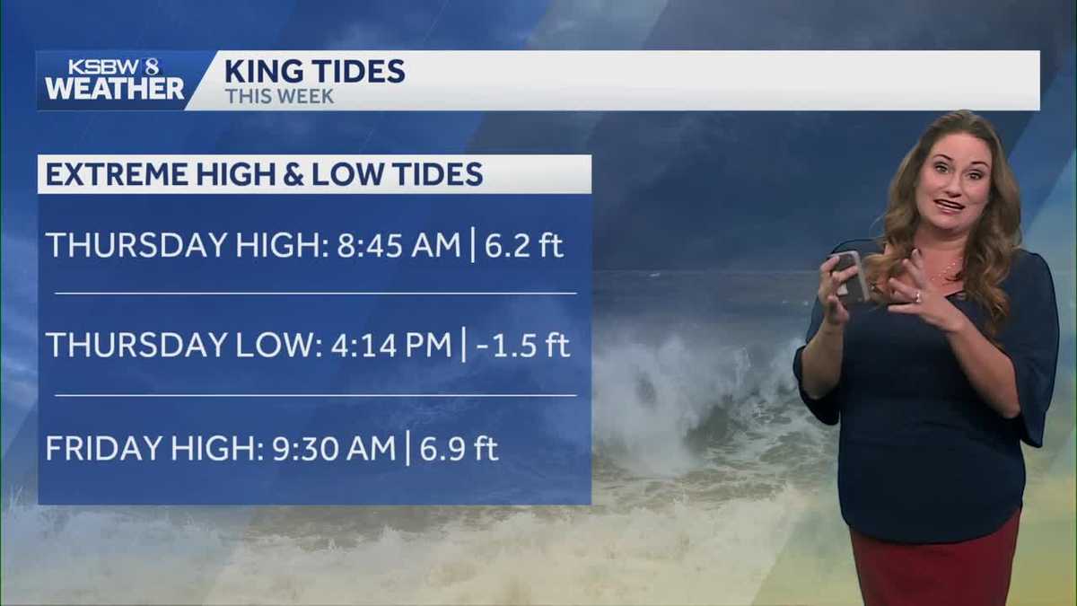 King tides impact California coast with powerful waves