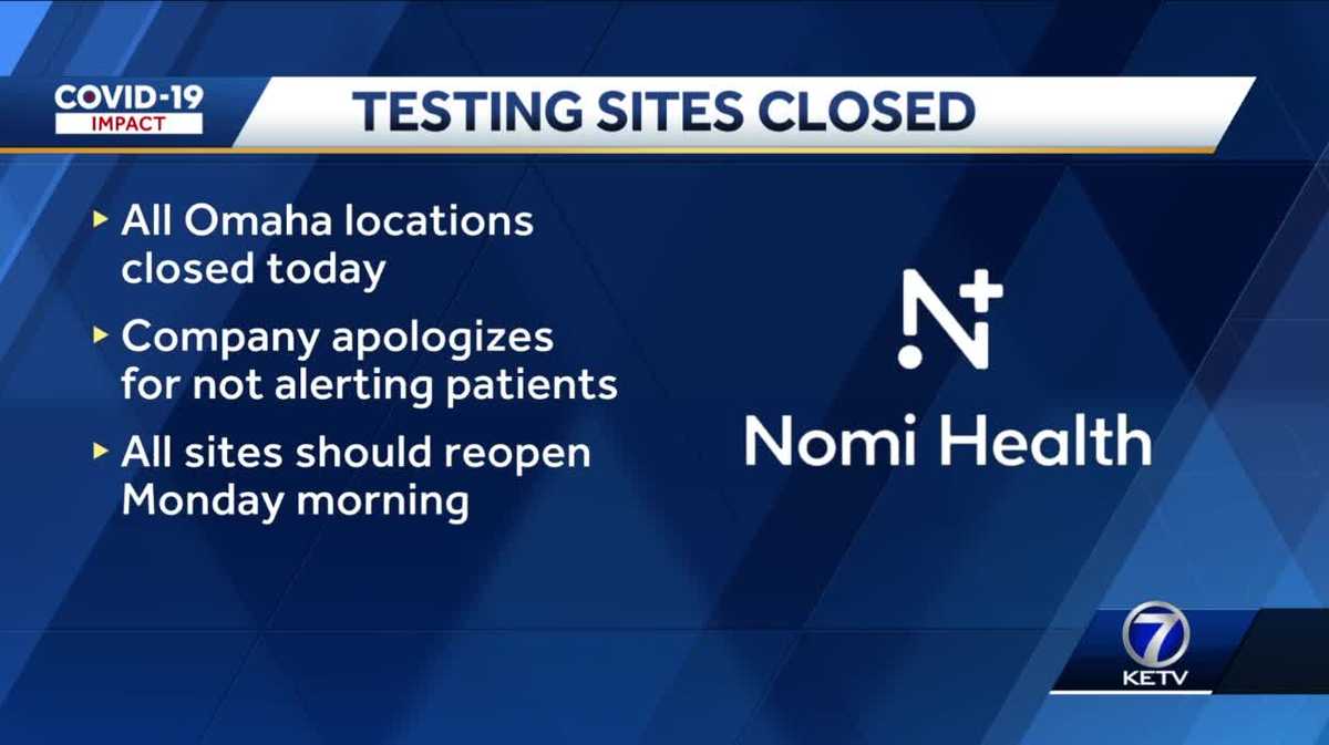 Nomi Health's COVID-19 testing sites close Saturday, set to reopen on ...
