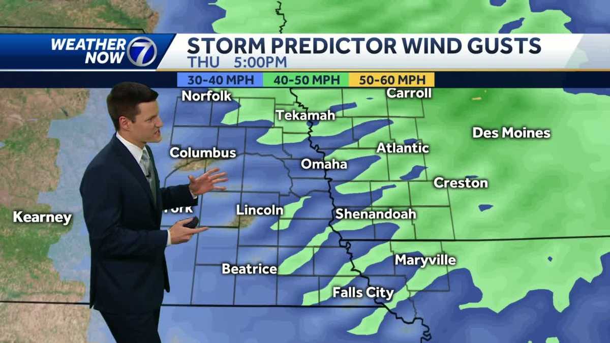 Staying windy Thursday evening, calming down overnight