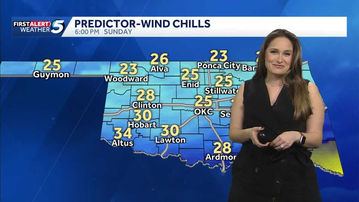 Sharp Temperature Drop on Sunday