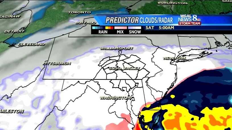 STORM TRACK: Hour-by-hour storm projections