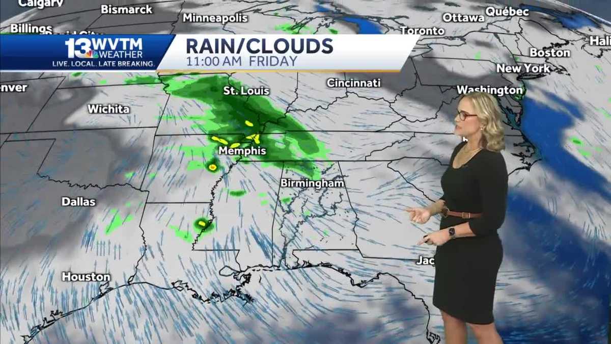 Enjoy the 70s, more humidity this weekend with isolated t'showers