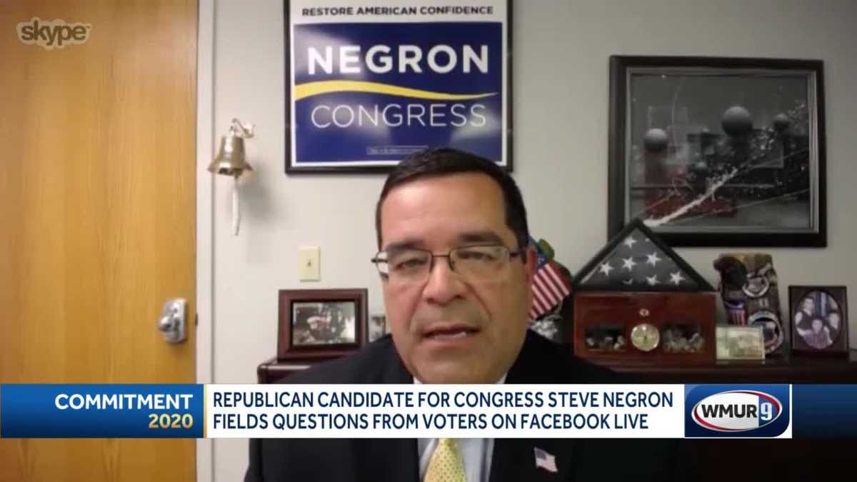 Negron fields questions on Facebook Live