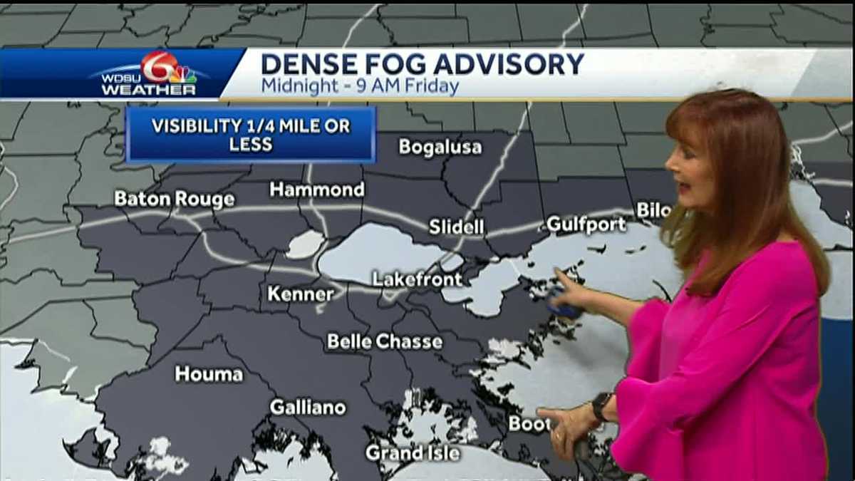 Dense fog advisory