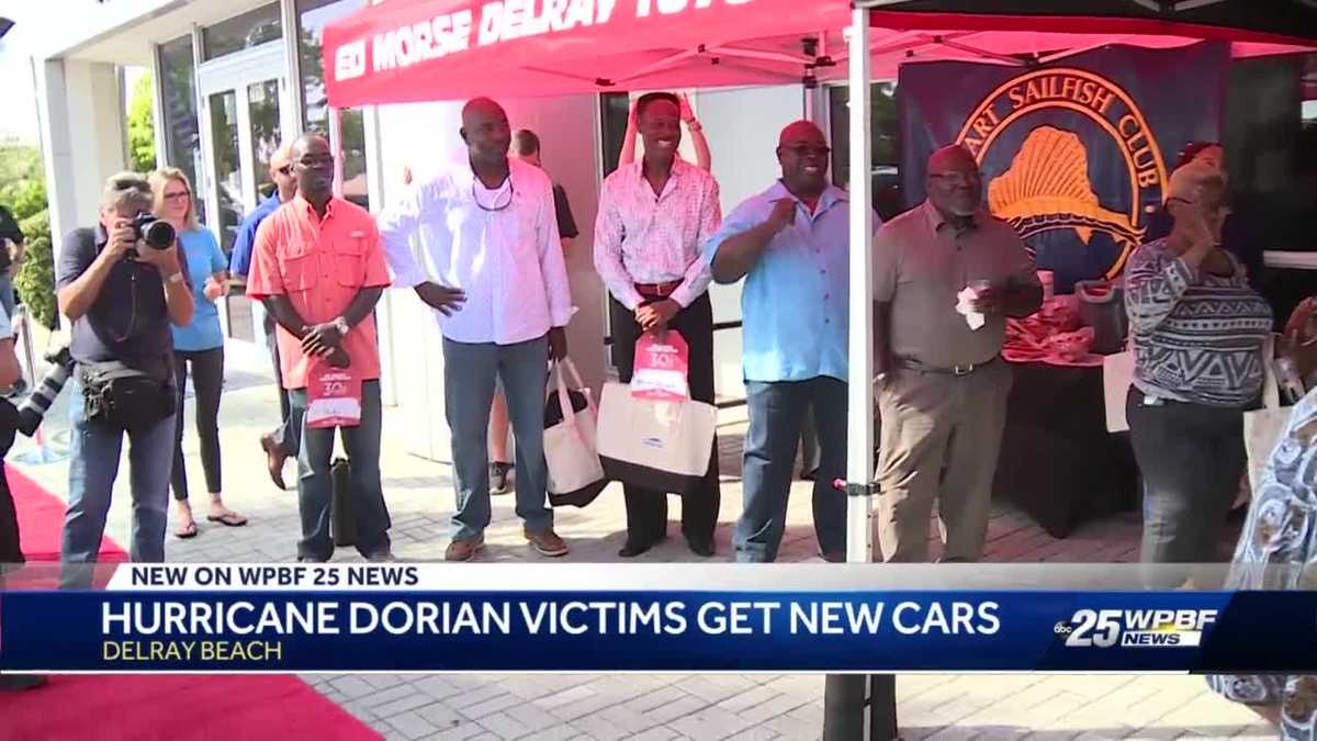 Hurricane Dorian victims get new cars