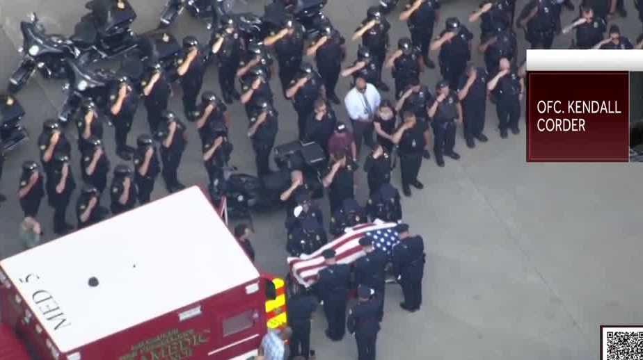 Hundreds honor fallen Milwaukee Officer Corder in procession
