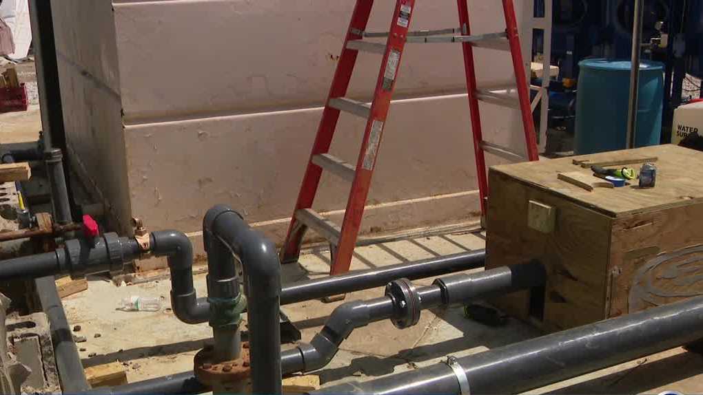 Effort to restore water in Minden, Iowa