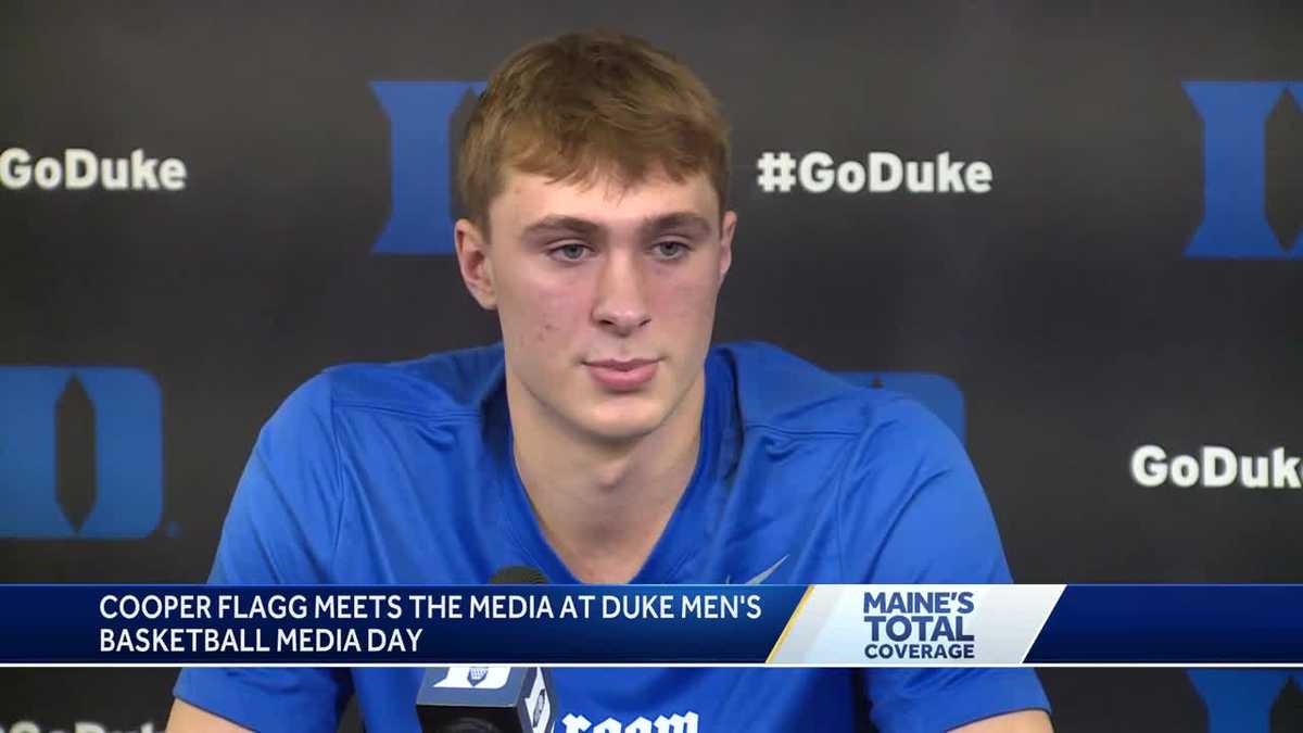 Maine's Cooper Flagg says he is ready for college basketball