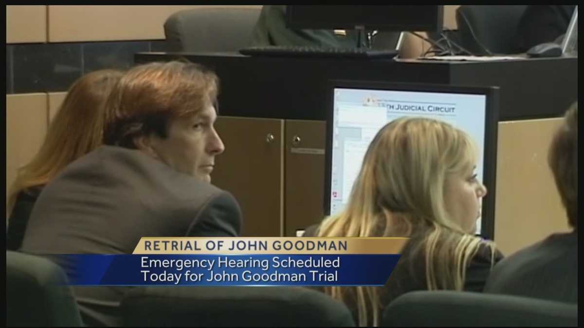 Emergency Hearing set for John Goodman trial Friday
