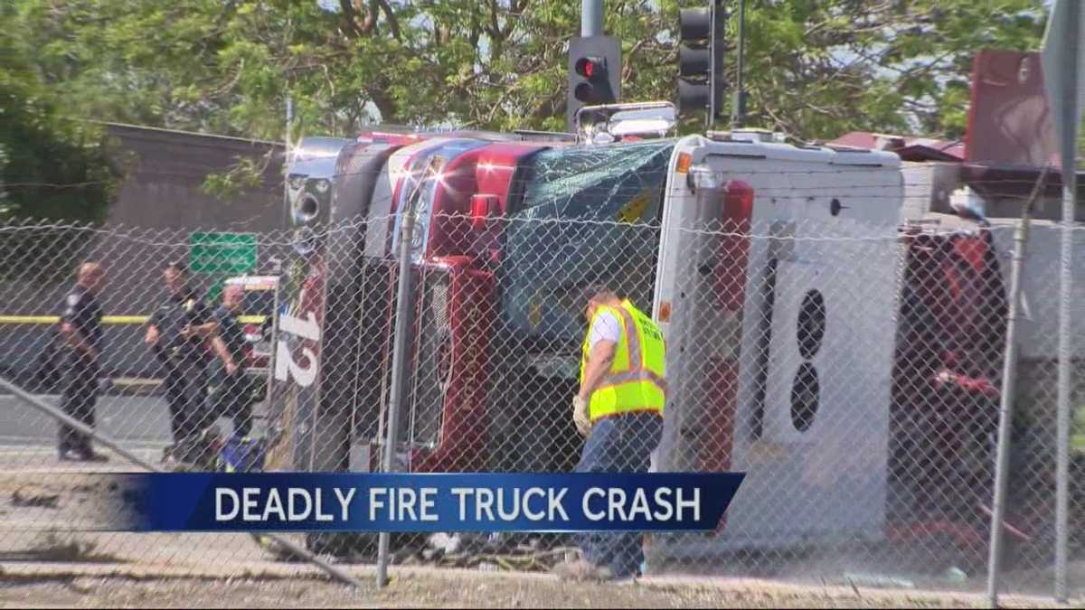 Stockton fire truck, SUV crash in deadly collision