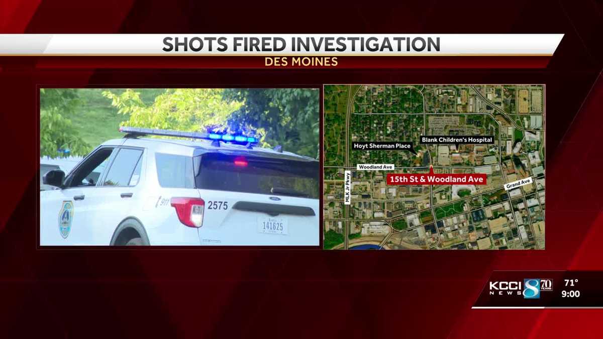 Des Moines police investigating gunfire in Sherman Hill neighborhood