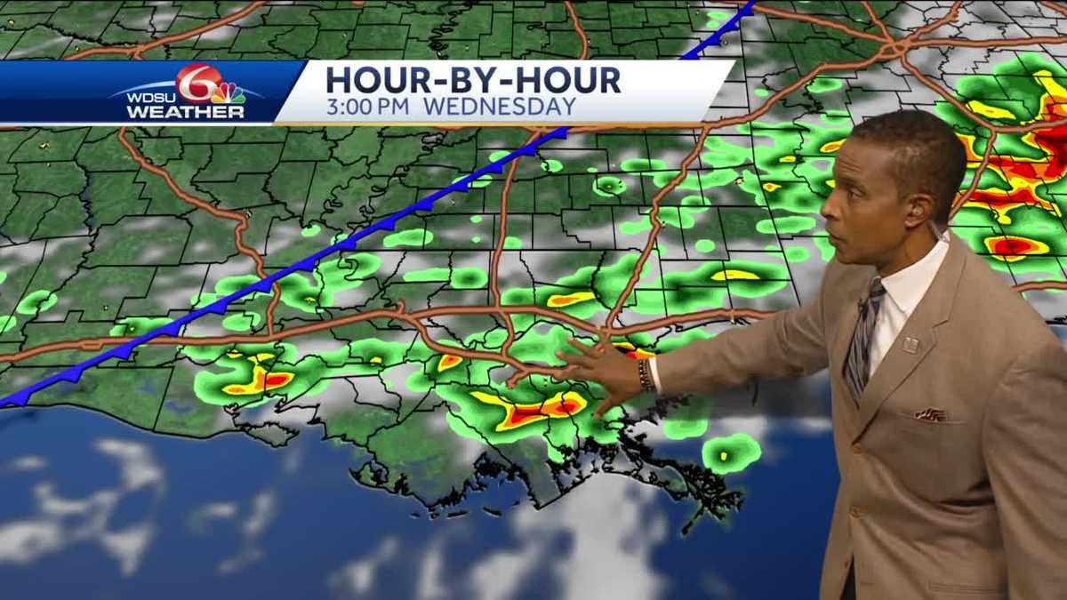 Scattered Wednesday Rain