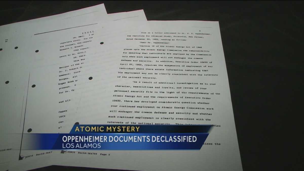 Manhattan Project Documents Declassified