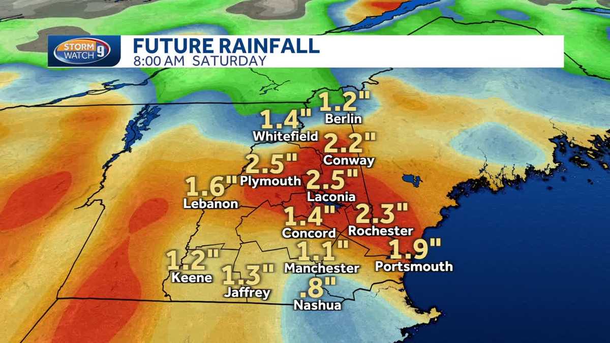 NH weather video: Tracking rain chances next few days