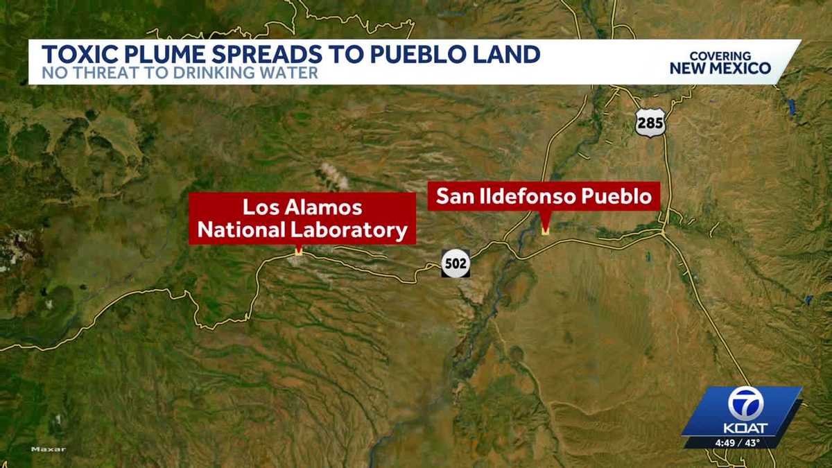 Chromium contamination from Los Alamos lab spreads
