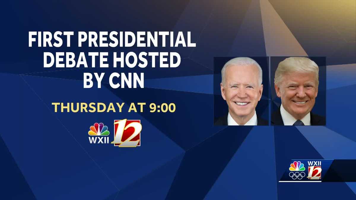 Watch the Presidential Debate Thursday on WXII 12 News