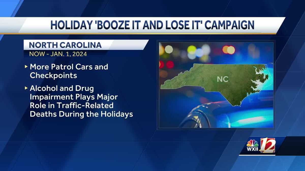 Guilford Co. Sheriff's Office joins 'Booze It & Lose It' campaign