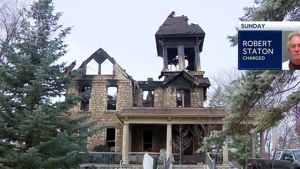 'Let it burn' Burlington man charged after historic home destroyed