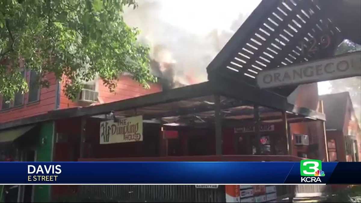 Fire damages popular Davis restaurant