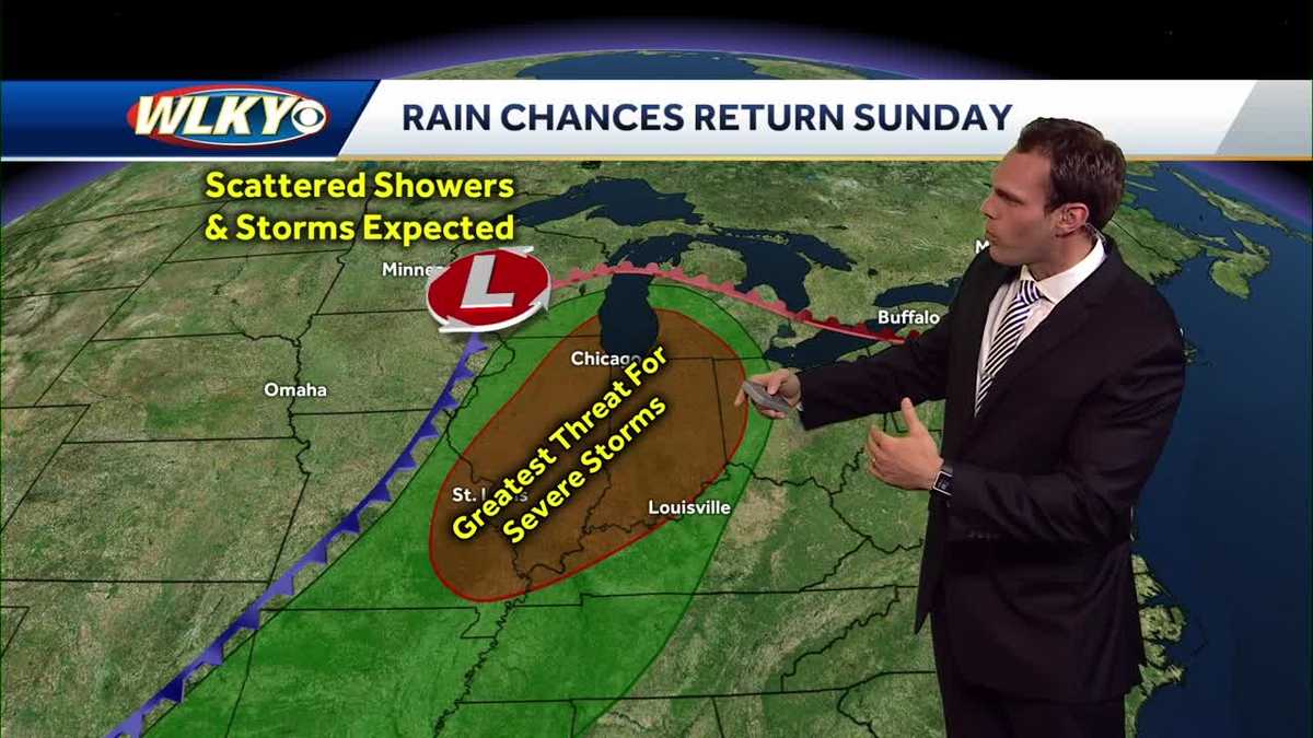 Rain Chances Return Sunday Rain Chances Return Sunday